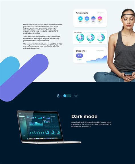 UX UI Design Dashboard UX UI Meditation App Behance