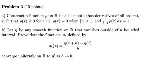 Solved For This Problem Let F Be A Continuous Function On Chegg