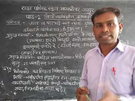 Class Th Hindi Chap Miya Nasiruddin Lect YouTube