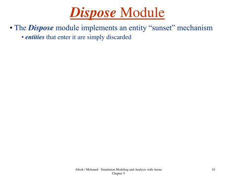 Ppt Simulation Modeling And Analysis With Arena T Altiok And B Melamed Chapter 5 Arena