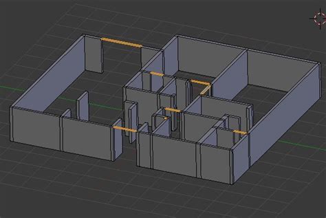 Create A 3d Floor Plan Model From An Architectural Schematic In Blender Blender 3d Architecture