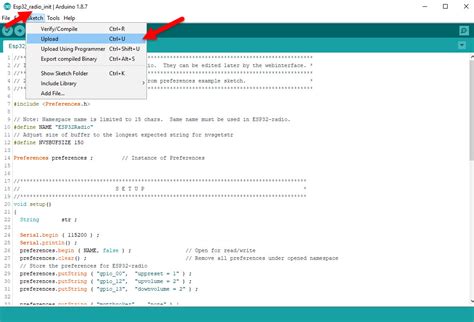 How To Install The ESP Radio To ESP Board Issue Edzelf Esp Radio GitHub