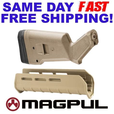 M Lok Magpul For Mossberg 500590 Sga Stock Forend Combo Fde Mag490 Mag494 Fde Ebay