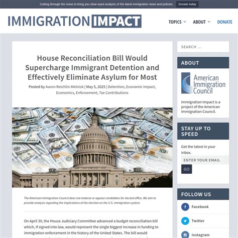 House Reconciliation Bill Would Supercharge Immigrant Detention And