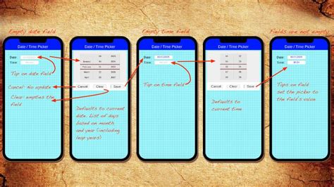 Looking For A Date Time Picker Scrollview Developed In C And Unity