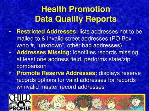Address Management Through Immunization Reminder Mailings And Increased