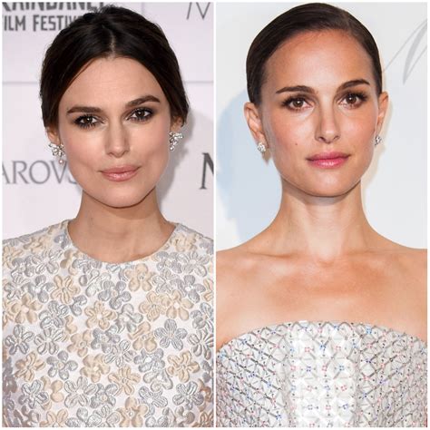 Keira Knightley And Natalie Portman 17 Celebrities Who Look