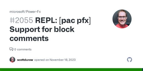 Repl Pac Pfx Support For Block Comments · Issue 2055 · Microsoftpower Fx · Github