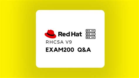 Pass Red Hat Rhcsa Exam Ex200 Rhel9 Questions And Answers Free Online