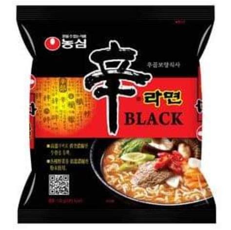 Shin Ramen Black Food And Drinks Packaged And Instant Food On Carousell