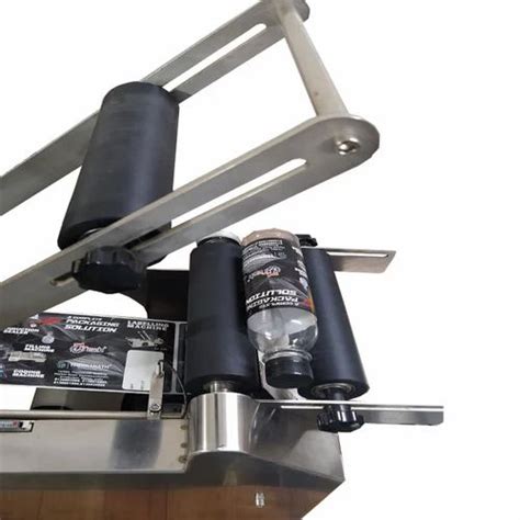 Semi Automatic Round Bottle Labeling Machine With Digital Batch Coding