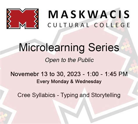 Mcc Microlearning Series Cree Syllabics Typing And Storytelling