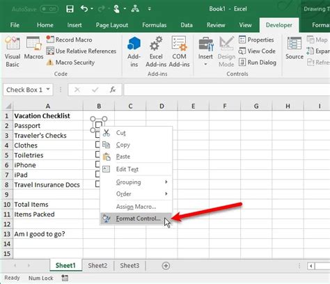 Hacer Check En Excel Usan
