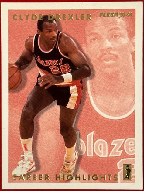 Clyde Drexler 7 Prices 1993 Fleer Clyde Drexler Basketball Cards