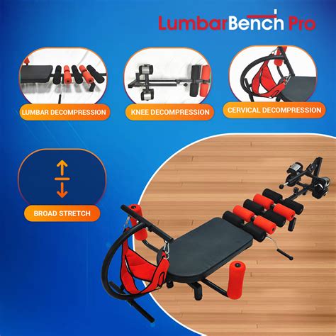 Lumbar Decompression Table With Cervical Traction By Lumbar Bench Pro