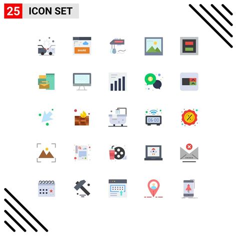 25 Universal Flat Colors Set For Web And Mobile Applications Layout Display Mixer Photo Image