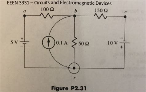 Solved A For The Circuit Shown In Fig P Solve Chegg Com