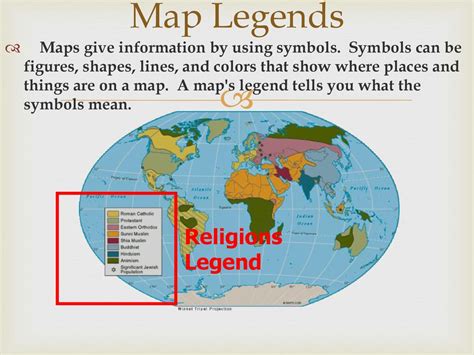 World Map Legend
