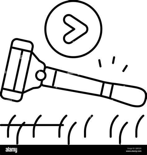 Shaving Hair Line Icon Vector Illustration Stock Vector Image And Art Alamy