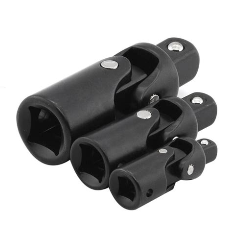 Swivel Joint Impact Socket Set 3pc 14 Inch 38 Inch 12 Inch Drive