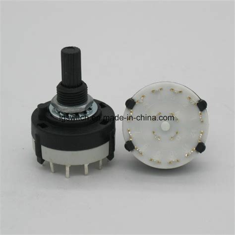 Lgswitch 6 Position 2 Pole Make Before Break Shorting Rotary Switches China Rotary Switch