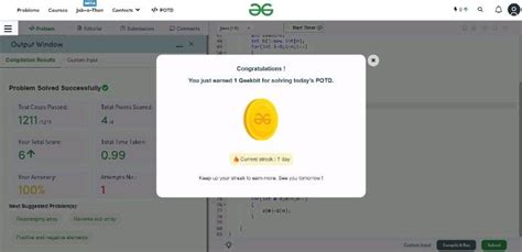 Ankit Singh On Linkedin My 1st Potd On Gfg Geeksforgeeks Coding
