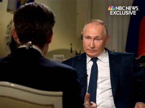 Nbc News Correspondent Keir Simmons Asks Vladimir Putin “are You A