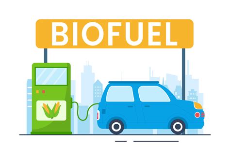 Ciclo De Vida Del Biocombustible De Materiales Naturales Y Plantas Con