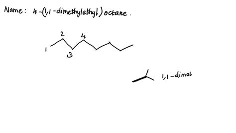 Solved 4 11 Dimethylethyloctane Draw The Molecule On The Canvas By