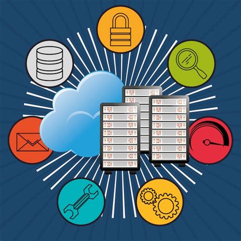 Premium Vector Web Hosting Design