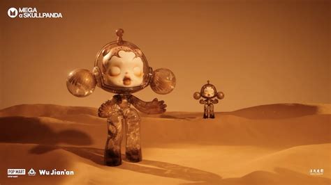 Pop Mart Mega α Skullpanda 1000 400 Wu Jianan The Heaven Of Nine