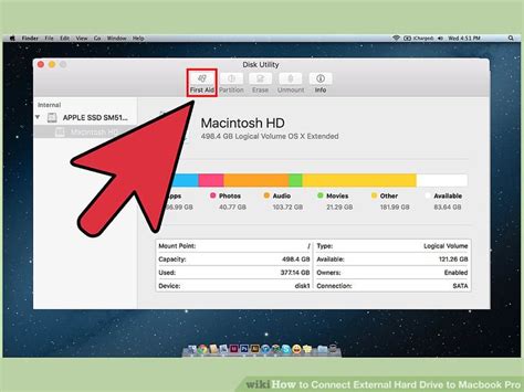How To Connect External Hard Drive To Macbook Pro Steps