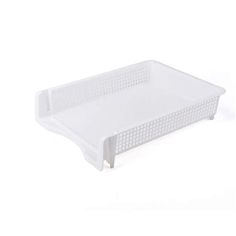 Kipliner Stackable File Rack Desktop Organizer File Organizer A4 File Storage Tray Simple