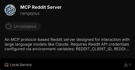 Mcp Reddit Server Mcp Servers · Lobehub