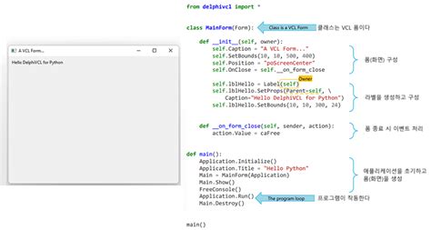 Python용 Delphivcl 및 Fmx를 사용한 파이썬python Gui 개발 소개 기술 기고 게시판 델파이