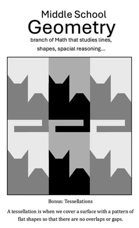 Middle School Geometry Booklet Mini Book All Geometry Standards