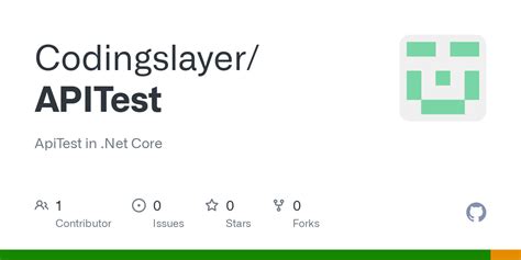 github codingslayer apitest apitest in core
