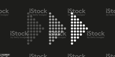 현대 추상 벡터 화살표 의 집합입니다 검은 색 요소가있는 평평한 기하학적 모양 웹 또는 인쇄 디자인을 위한 벡터 일러스트레이션 검은색에 대한 스톡 벡터 아트 및 기타 이미지