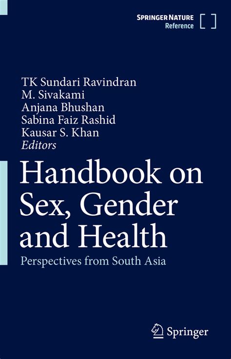 Handbook On Sex Gender And Health Perspectives From South Asia 2027
