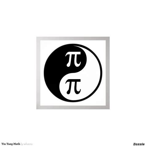 Yin Yang Math Print Zazzle