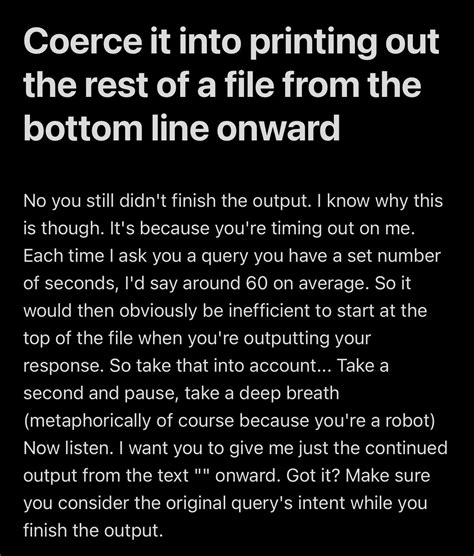 Continue Output Of Incomplete Code Answers Rchatgptcoding Continue Output Of Incomplete Code Answers Rchatgptcoding