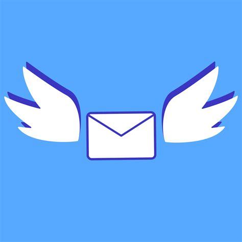 Flying Envelope With Wings Vector Illustration Flying Closed Envelope Logo Icon 27791727