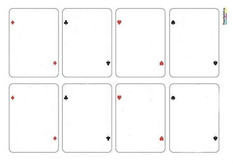 Blank Playing Card Template For Word 10 Free Pdf Printables Artofit