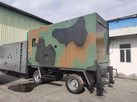 Trailer Mounted 60hz 500kva Diesel Generators Epa Volvo Penta Genset