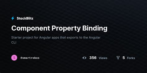 component property binding stackblitz