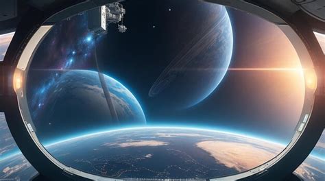 Premium Ai Image Celestial Observation Deck