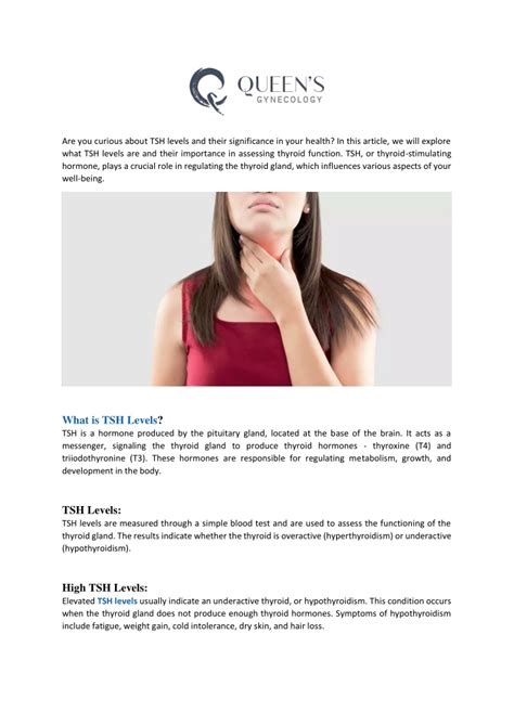 PPT What Is High TSH Levels PowerPoint Presentation Free Download ID