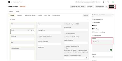 How Can We Hide Naming Series Hidden Button Not Working Erpnext