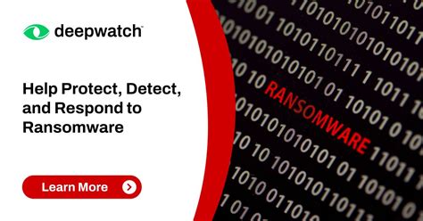 Deepwatch On Linkedin Cybersecurity Ransomware Secops Infosec