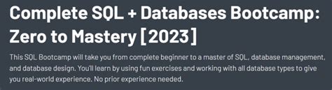 12 Best Sql Courses To Sharpen Your Programming Skills